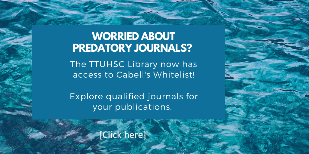 Libraries | Texas Tech University Health Sciences Center